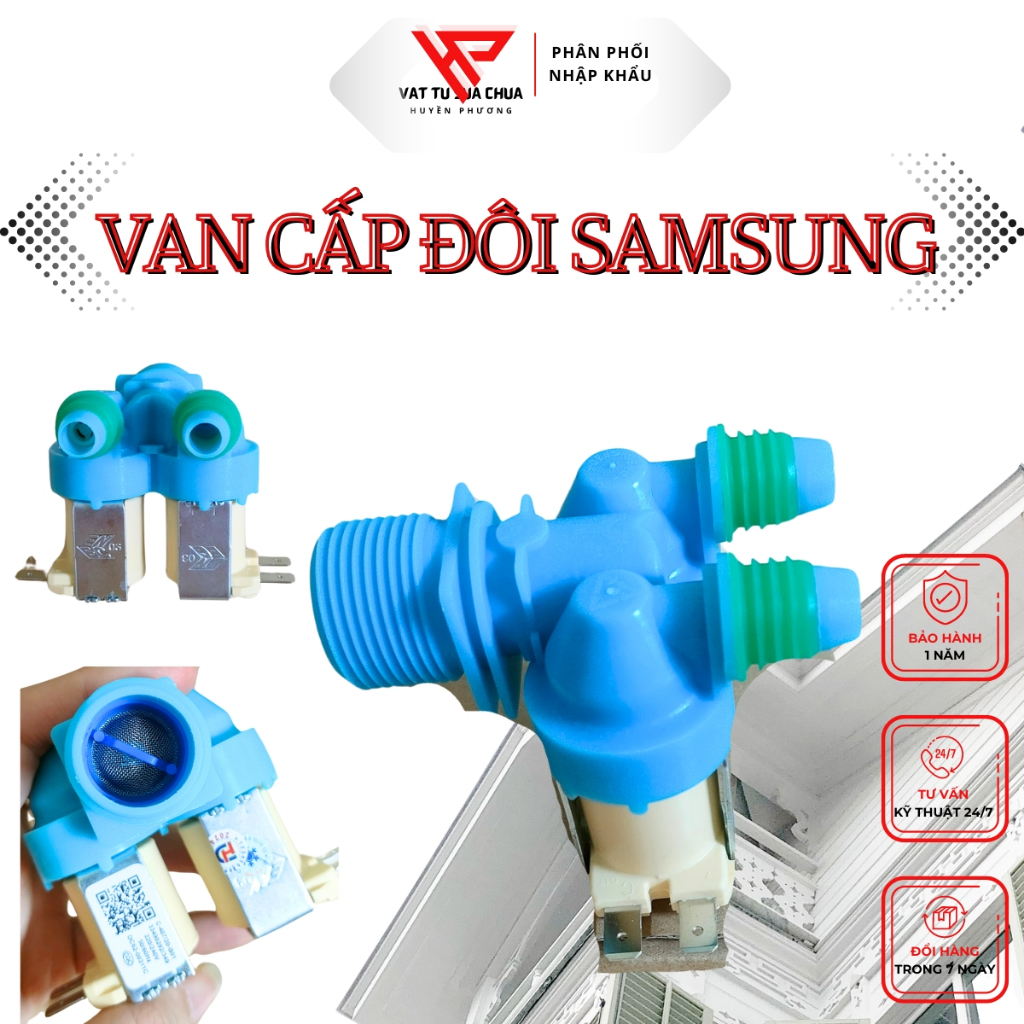Van cấp nước máy giặt samsung, van cấp đôi máy giặt loại tốt | Shopee ...