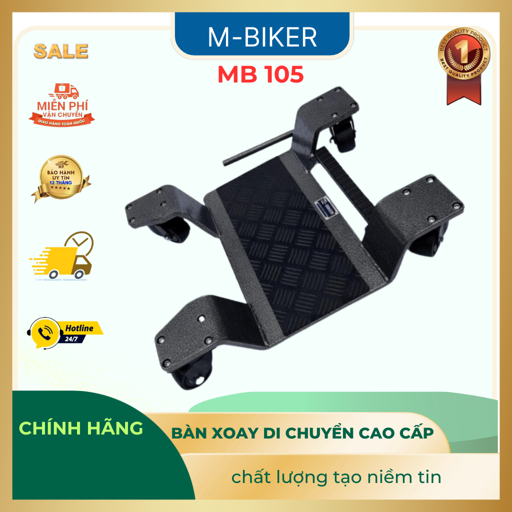 bàn xoay di chuyển mb105 , mb105, bàn xoay di chuyển mbiker , ben nâng ...