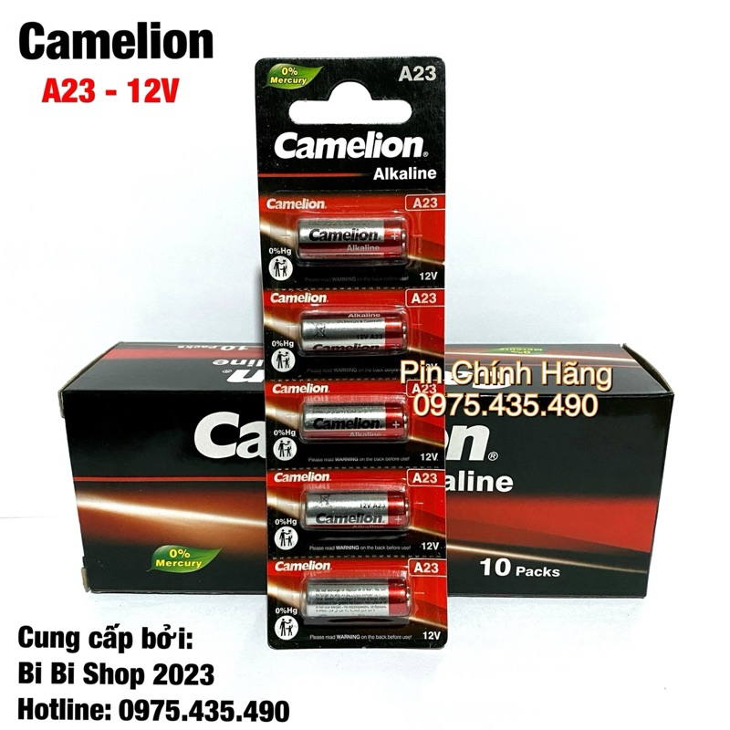 Pin A23 Camelion 12V Hàng Chính Hãng Vỉ 5 Viên | Shopee Việt Nam