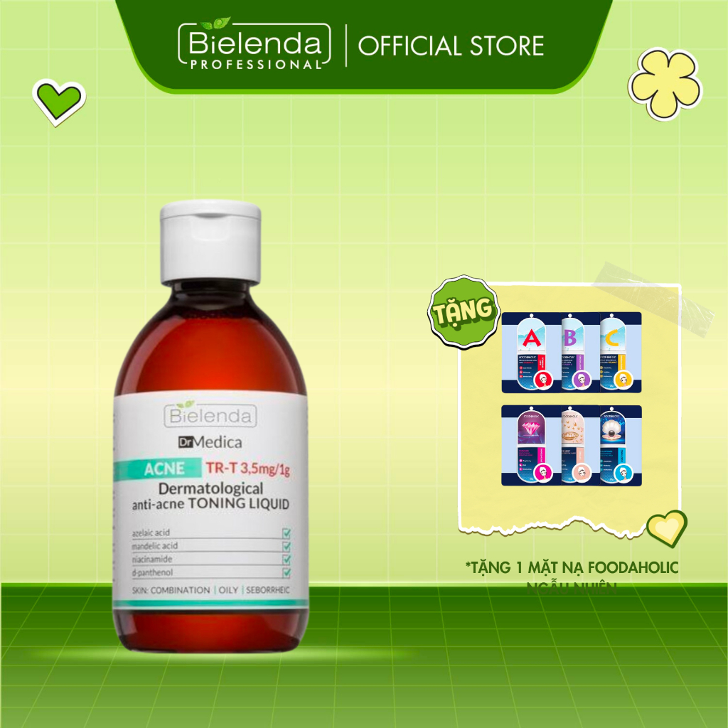 Toner Bielenda Dr Medica Anti-acne Toning Liquid giúp làm sạch, ngừa ...