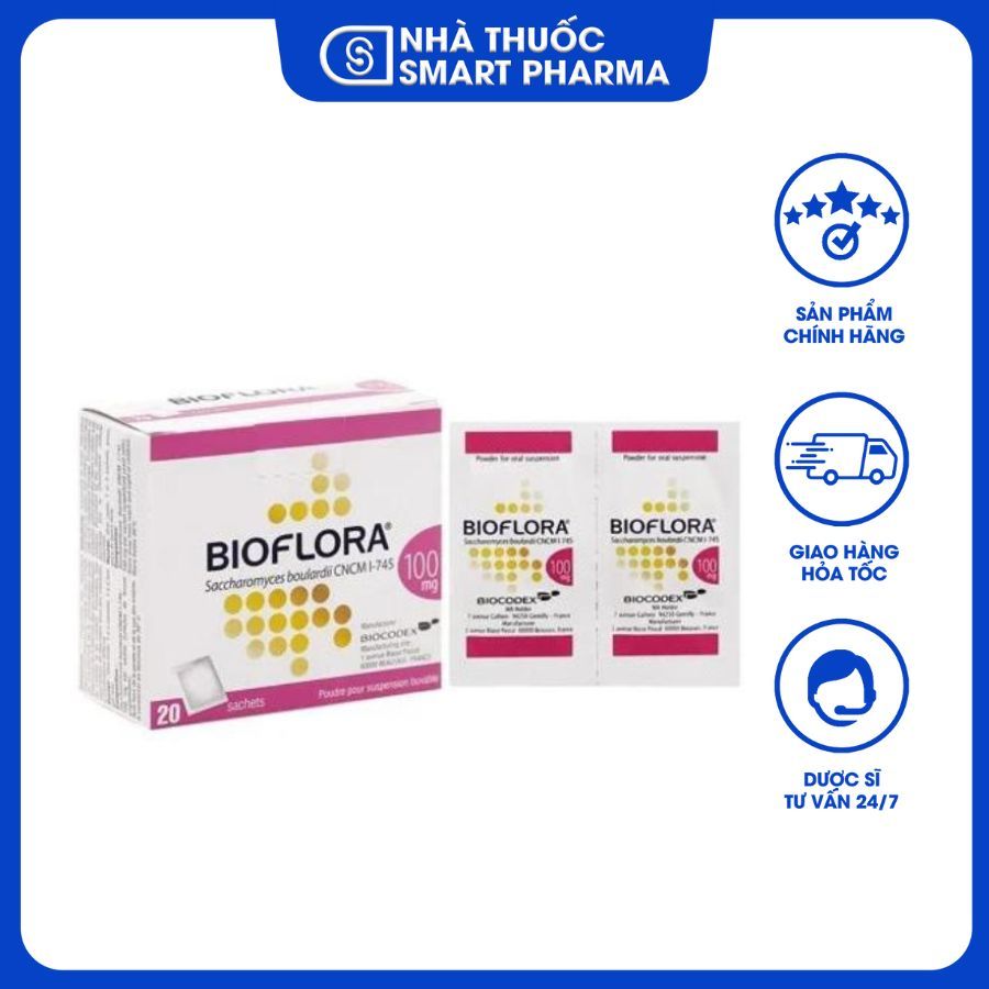 Men Vi Sinh BIOFLORA 100mg (Hộp 20 gói) | Shopee Việt Nam