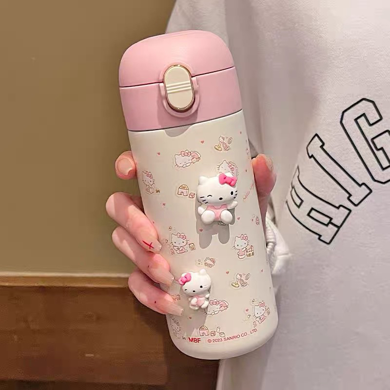 Bình giữ nhiệt Hello Kitty 400ml - BlueChan Bottle | Shopee Việt Nam