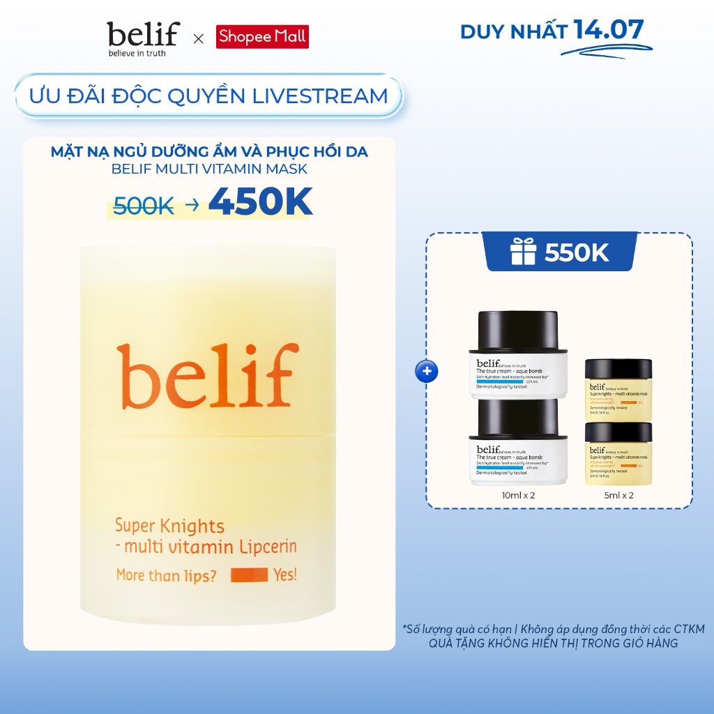 [Salim x belif] Lipcerin dưỡng môi đa năng thế hệ mới Belif Super ...