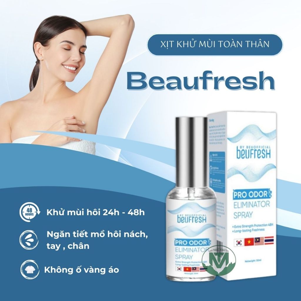 Xịt Khử Mùi Toàn Thân Beaufresh Đánh Bay Mùi Cơ Thể | Shopee Việt Nam