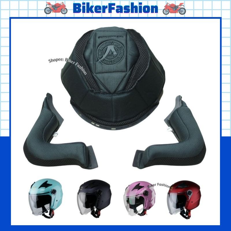 Bộ Lót Thay Thế Mũ Bảo Hiểm 3/4 Chính Hãng ROYAL M268, XH01 Gồm 2 Ốp ...