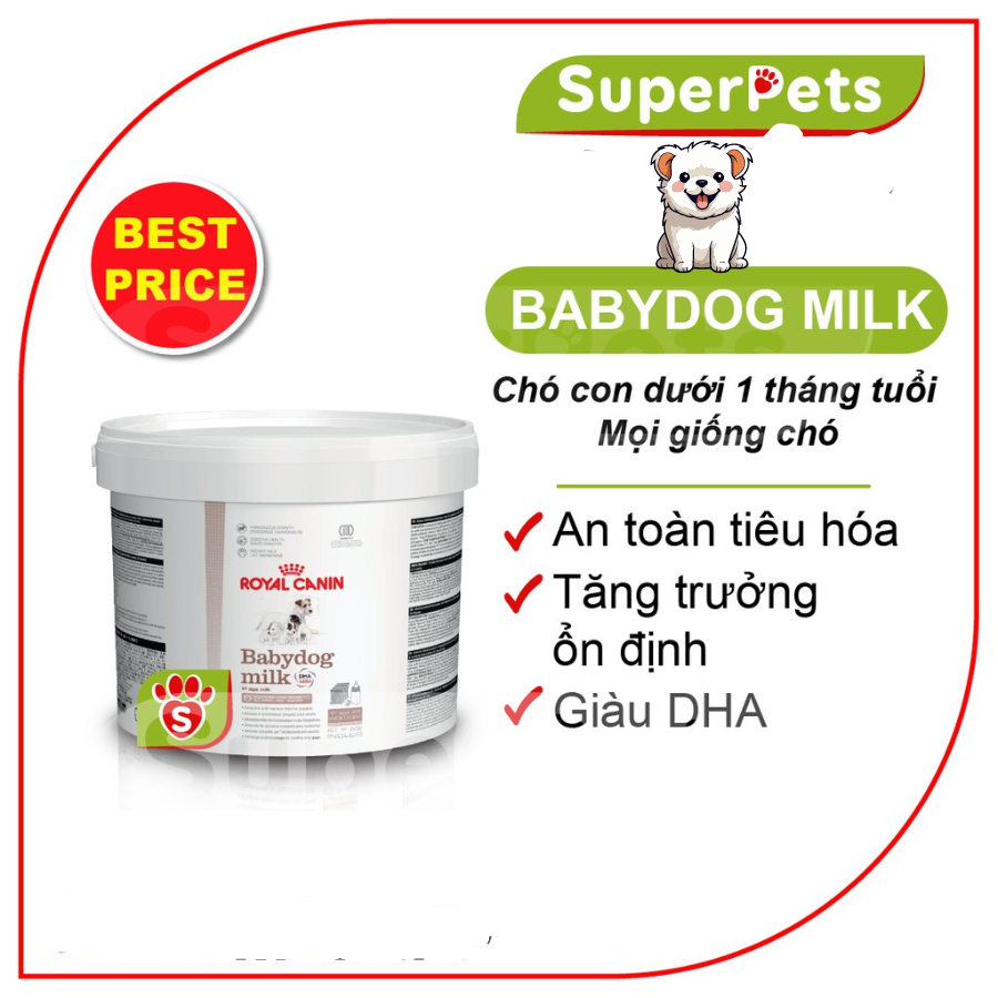 Sữa Bột Cho Chó Royal Canin Babydog Milk cho Cún Con 400g Baby Dog Milk ...