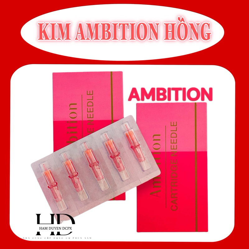 Kim ambition hộp hồng, kim ambition, kim máy pen, kim đạn pen | Shopee ...
