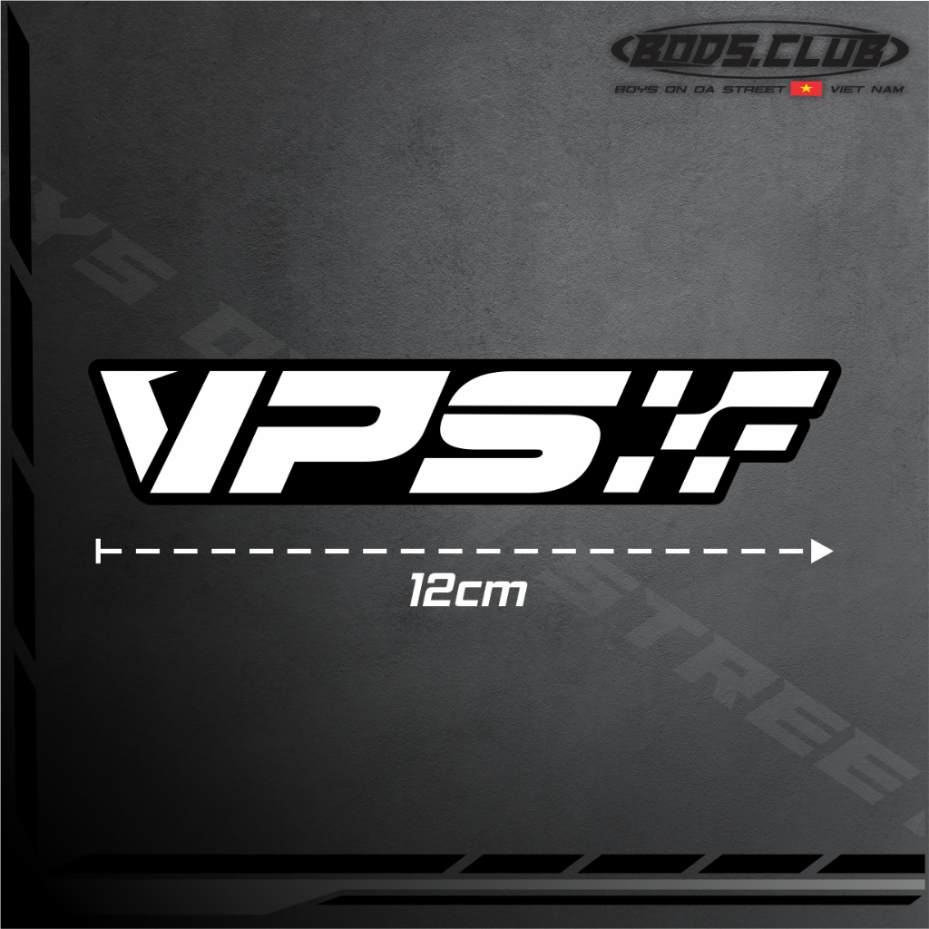 COMBO 2 Tem dán xe sticker "VPS" (VESPA SCOOTER) phản quang 3M chính ...