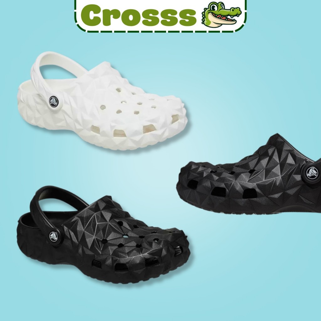 Dép Crocs Classic Kim Cương Sục Cross Sầu Riêng, Sục Classic Kim Cương ...