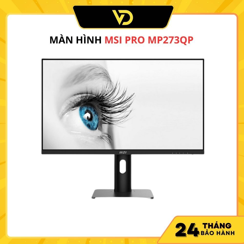 MÀN HÌNH MSI PRO MP273QP (27"/2K/IPS/75Hz/1Ms/350nits/HDMI+DP/Phẳng) | Shopee Việt Nam