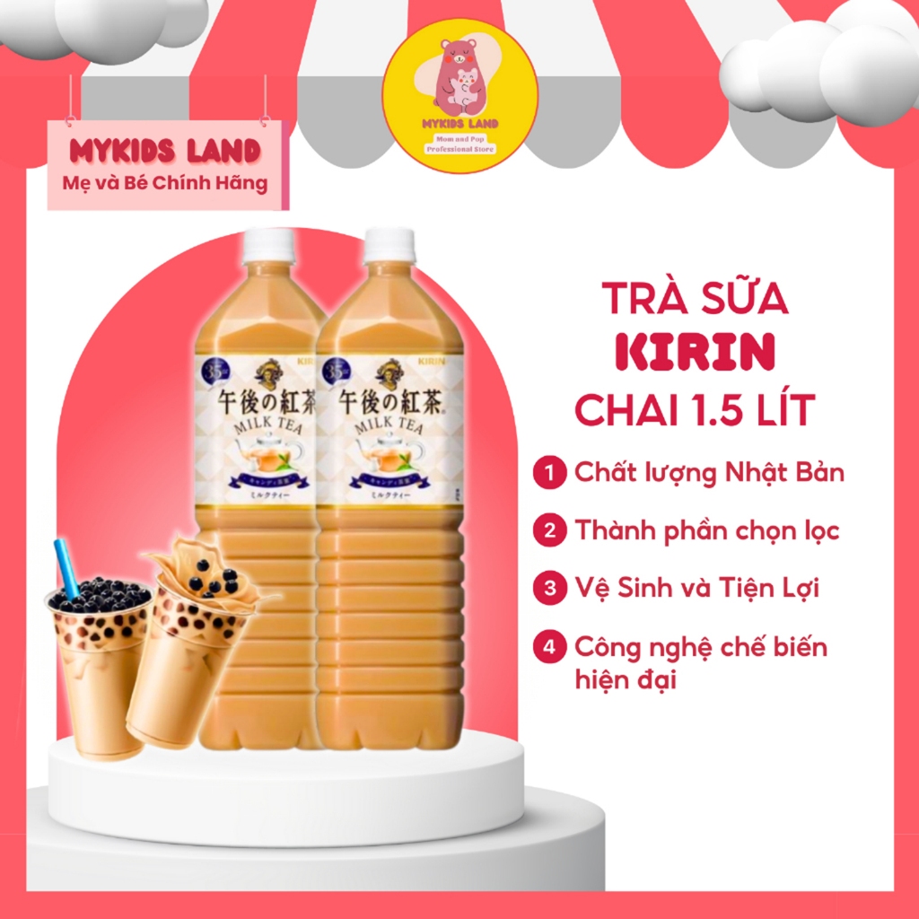 [DATE T3.2025] Trà sữa KIRIN Nội Địa Nhật Bản 1.5l lít Afternoon ...