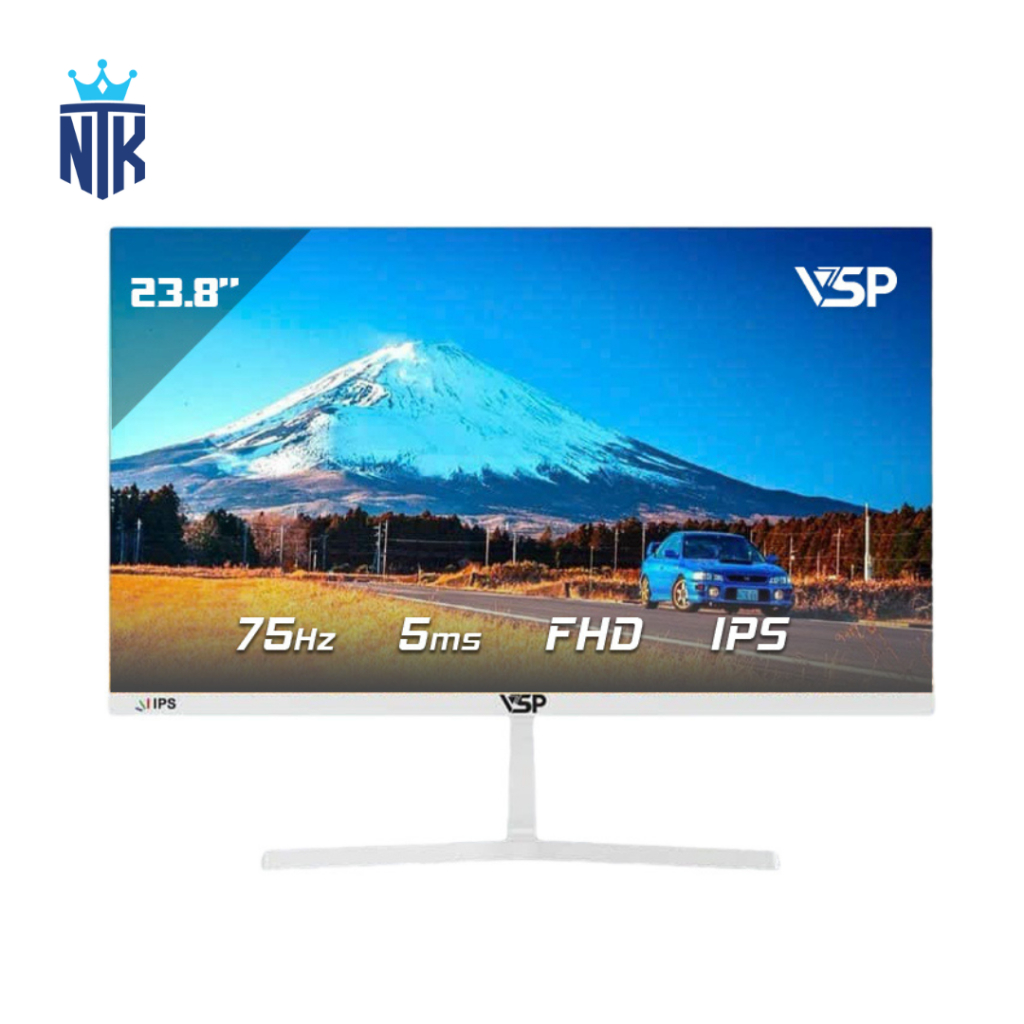 Màn hình VSP V2407S - Trắng - 23.8 inch - Full HD, IPS, 75Hz, 5ms, phẳng | Shopee Việt Nam