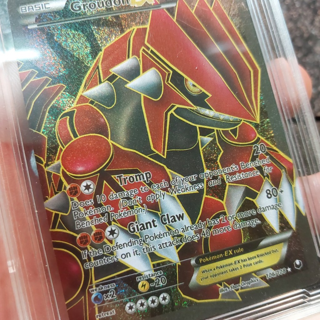Thẻ Pokemon Groudon EX 106 Pokemon Dark Explorers Full Secret Foil 1459 ...