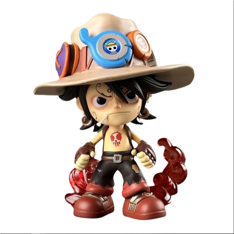 Mô Hình Onepiece - Luffy Chibi - Ace Chibi Siêu Nét Cao 15cm | Shopee ...