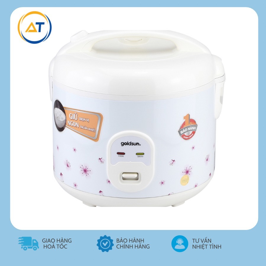 Nồi cơm điện Goldsun CB3204 1,8L cho gia đình 4-6 người- lòng nồi hợp kim nhôm phủ chống dính ...