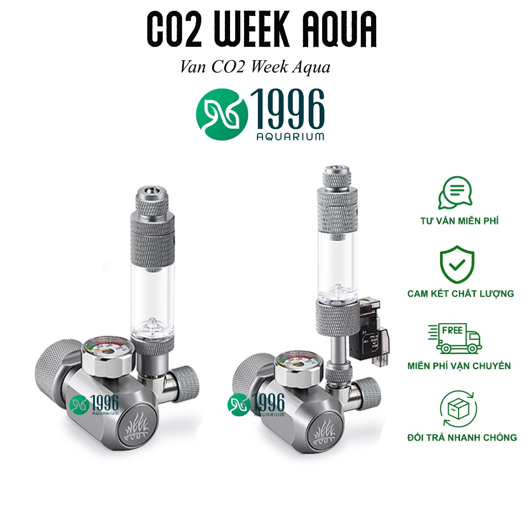 Van CO2 cao cấp WEEK AQUA, điều chỉnh khí CO2 cho bể thủy sinh | Shopee Việt Nam