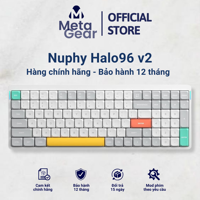 Bàn phím cơ Nuphy Halo96 v2, Nuphy Halo 96 V2, Bảo hành 12 Tháng Chính Hãng | Shopee Việt Nam