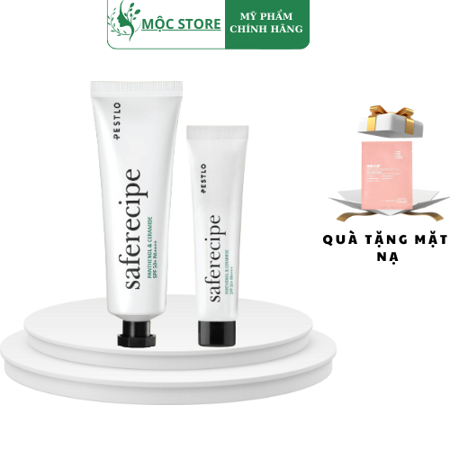 Kem chống nắng vật lý Pestlo Safe Recipe Sun Essence 15ml/50ml | Shopee ...