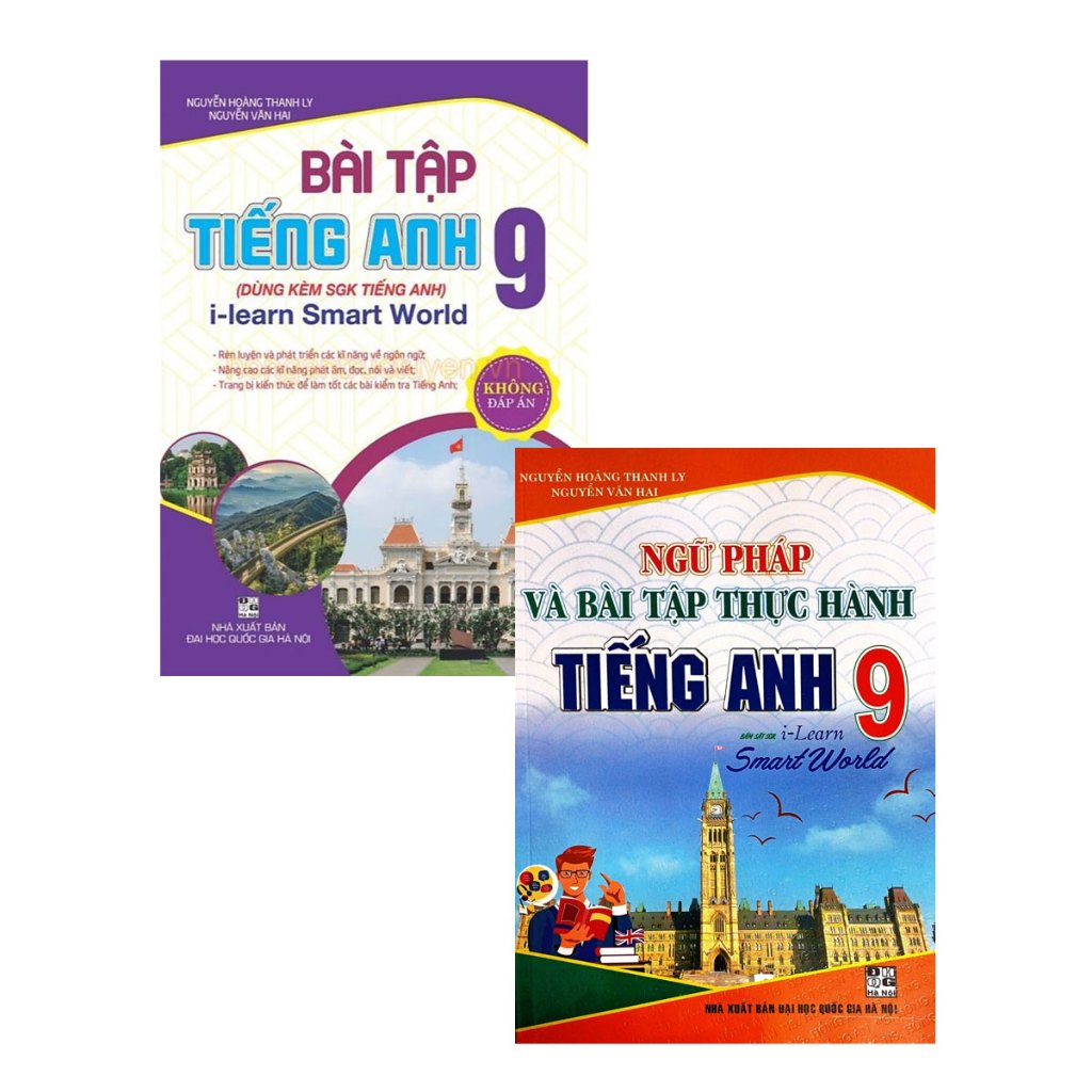 Sách - Combo Bài Tập Tiếng Anh 9 + Ngữ Pháp Và Bài Tập Thực Hành Tiếng Anh 9 (Bám Sát SGK I ...