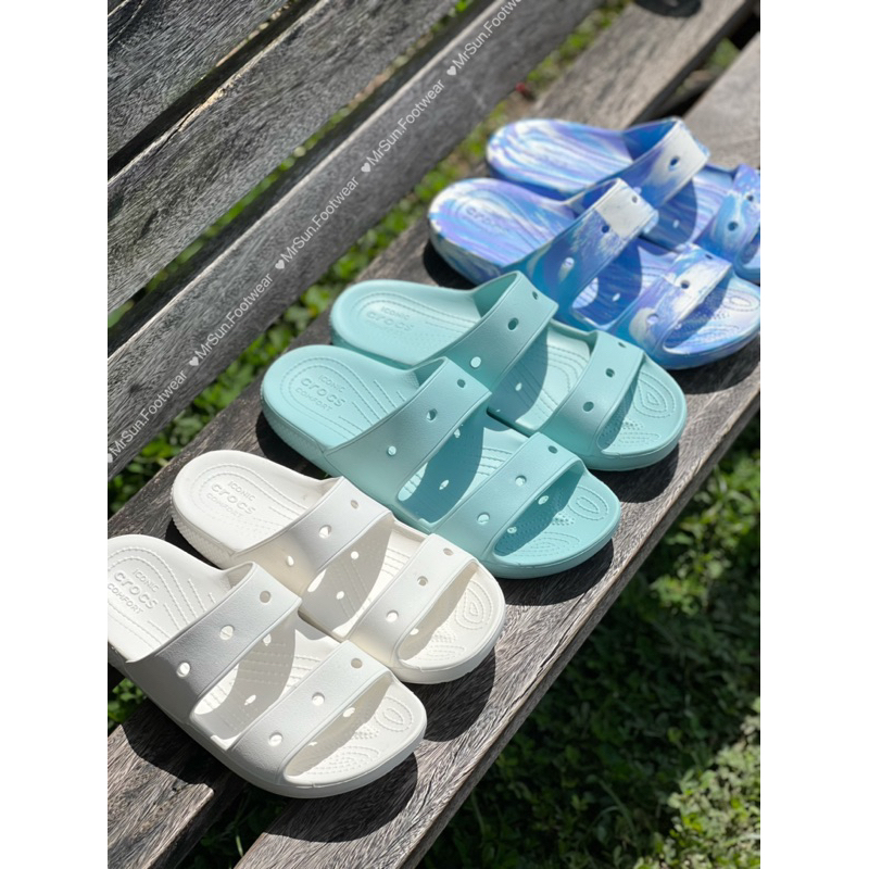 [CHÍNH HÃNG - KHÔNG LỖI CẮT] DÉP LÊ 2 QUAI CLASSIC CROCS CHÍNH HÃNG ...