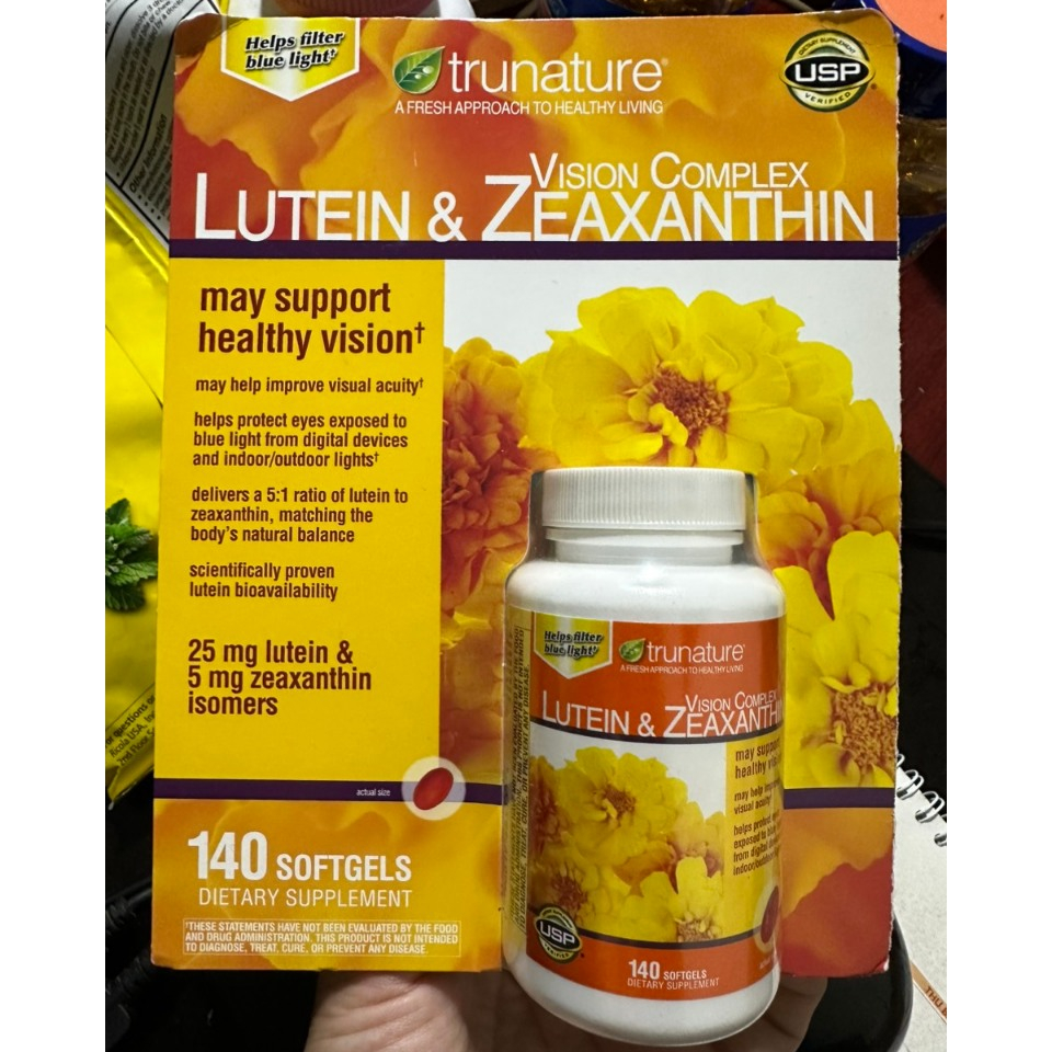 bổ mắt 140 viên lutein 140 viên vĩ trunature vision complex lutein & zeaxanthin lutein 140v mỹ ...