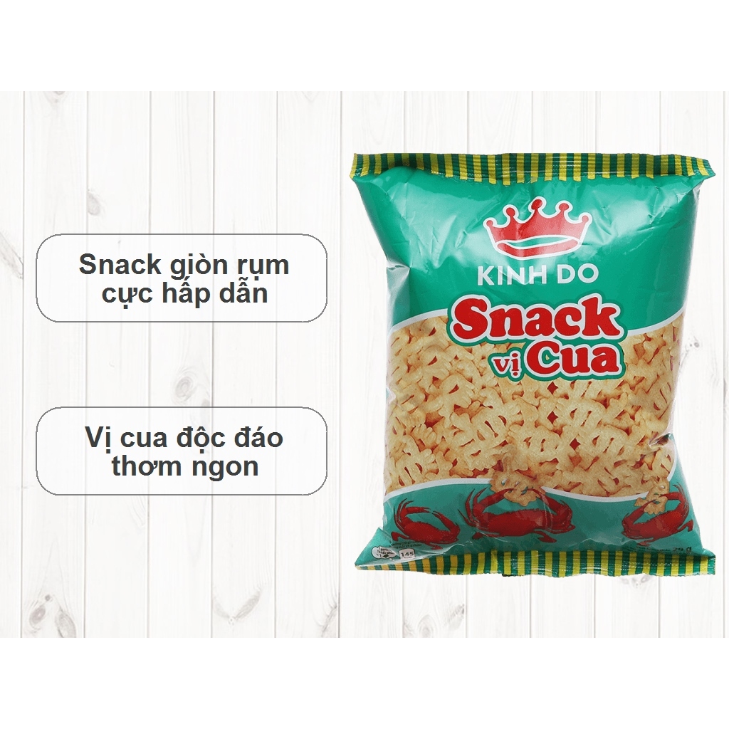 Snack vị cua Kinh Đô gói 29g | Shopee Việt Nam