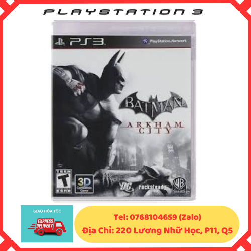 Đĩa game Ps3 Batman Arkham City, ps3 gốc, Playsation 3 disc - 2nd ...