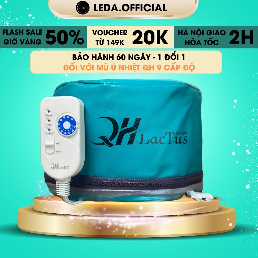 Mũ ủ tóc QH Lactus season 9 cấp độ máy hấp tóc nhiệt tại nhà chuẩn ...