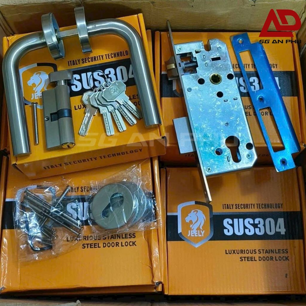 Khóa cửa phân thể inox 304 JEELY S01 / S02 / S03 / S03B | Shopee Việt Nam