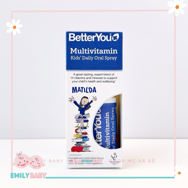 Vitamin tổng hợp dạng xịt Better You Multivitamin 25ml | Shopee Việt Nam