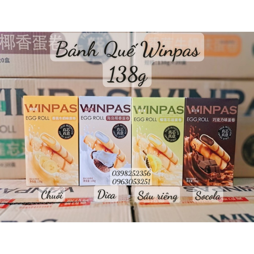 Bánh Quế Cuộn Winpas 138g Lý Mai | Shopee Việt Nam
