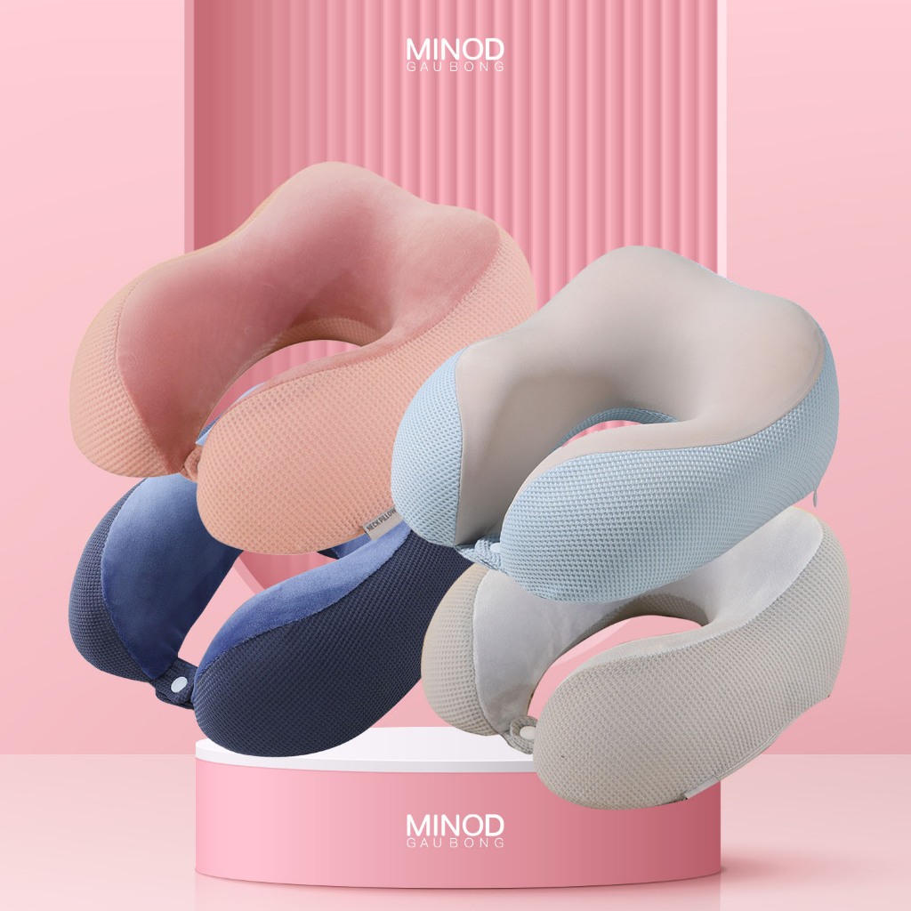 Gối Cổ Chữ M Văn Phòng Cúc Bấm Cao Cấp MINOD, Giúp Giảm Mỏi Cổ Cho Dân Văn Phòng HP42 | Shopee ...