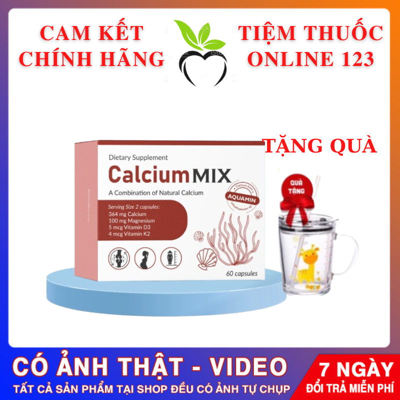 Calcium Mix - Hỗ trợ bổ sung Canxi và Vitamin D3 - Canxi hữu cơ nhập ...