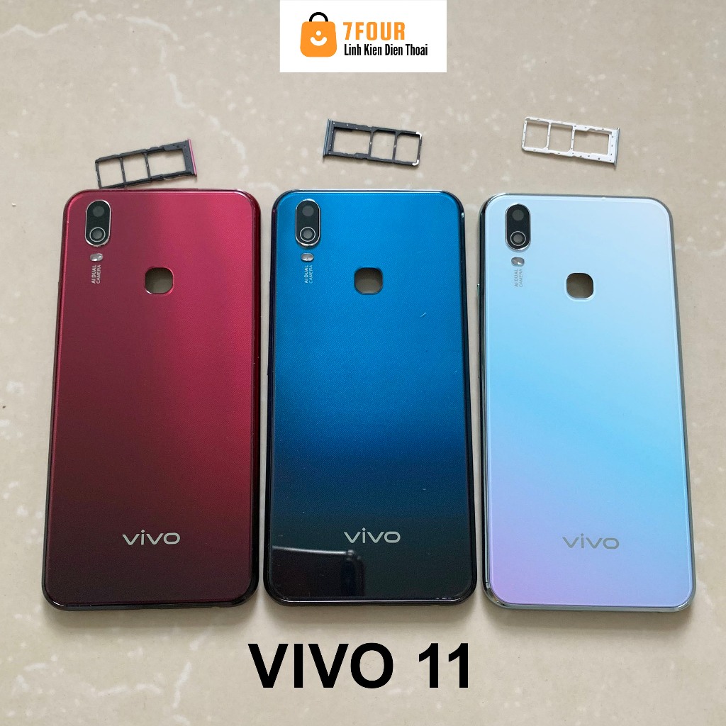 Nắp Lưng VIVO Y11 đủ kính camera, nút và khay sim - 7Four | Shopee Việt Nam