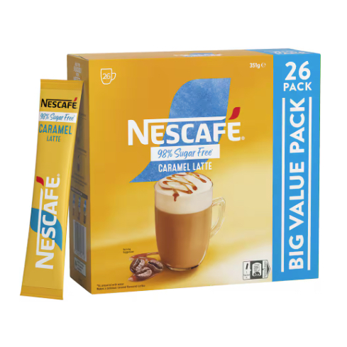 HỘP 26 GÓI CAFE 98% KHÔNG ĐƯỜNG Nescafe Coffee Sachets - Sugar Free ...