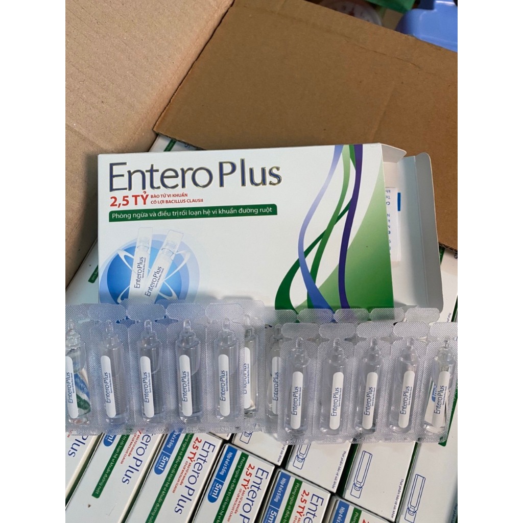 Men tiêu hoá Entero plus cân bằng vi khuẩn đường ruột, giúp tiêu hóa ...