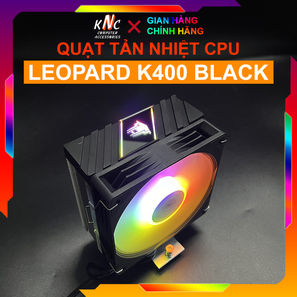 Quạt Tản Nhiệt CPU Jungle Leopard K400 Black Led Sáng Tĩnh - Hàng ...