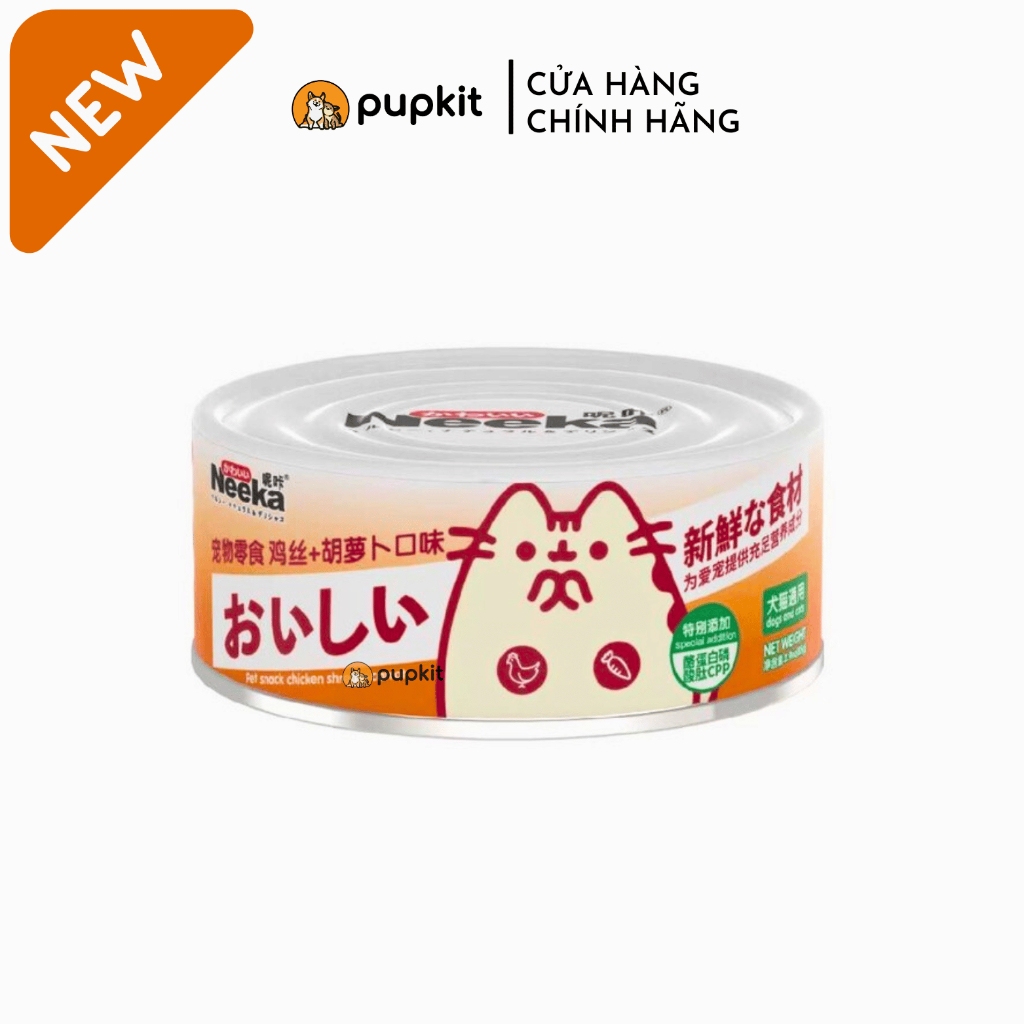 SÚP THỊT HỘP NEEKA CHO MÈO SIÊU NGON THỨC ĂN PATE NEEKA NGON CHO MÈO | Shopee Việt Nam