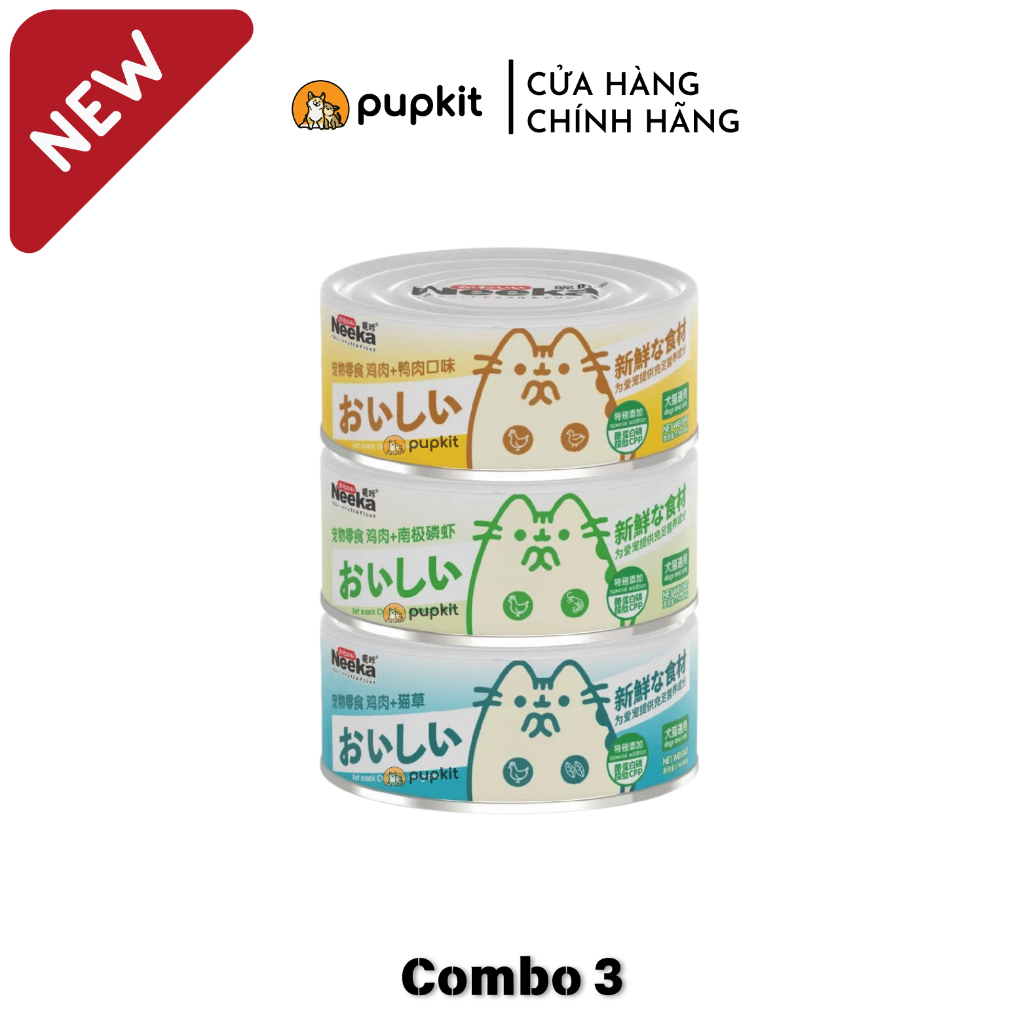 SÚP THỊT HỘP NEEKA CHO MÈO SIÊU NGON THỨC ĂN PATE NEEKA NGON CHO MÈO ...