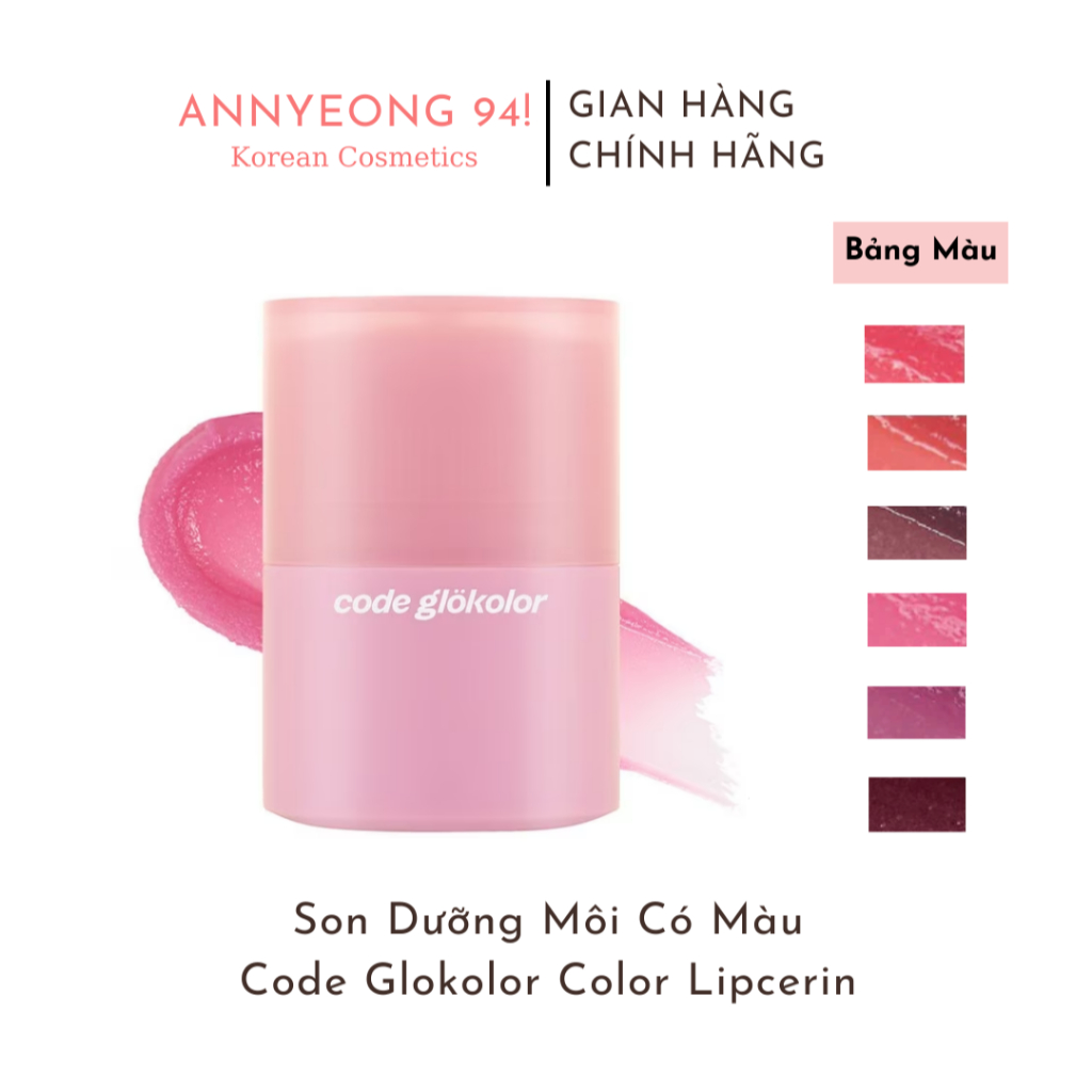 Son Dưỡng Môi Có Màu Code Glokolor Color Lipcerin 15ml | Shopee Việt Nam