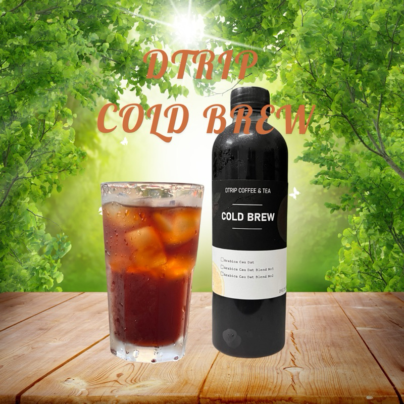 Cà phê cold brew Arabica Blend chai 500ML | Shopee Việt Nam