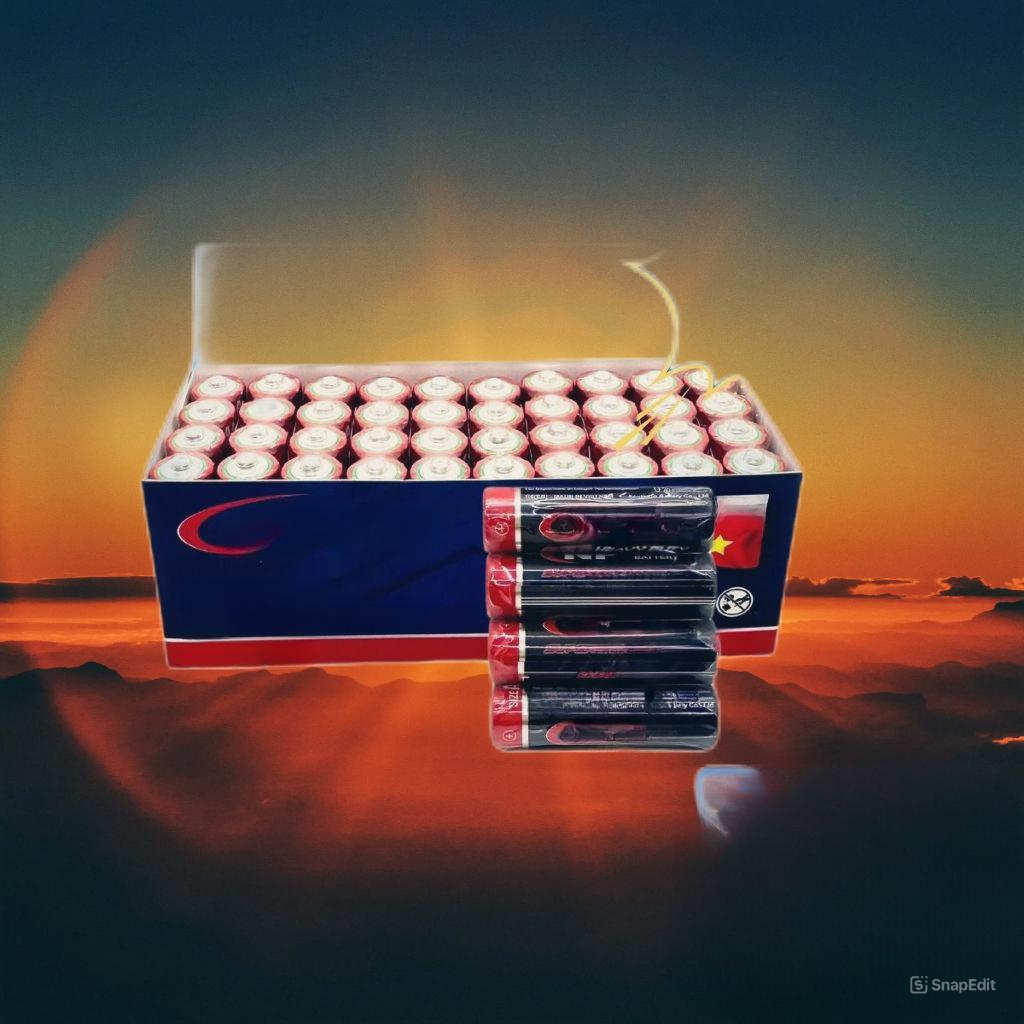 Hộp 40 viên pin AA 1.5volt R06P Carbon vỏ sắt NP High Power Super Heavy ...