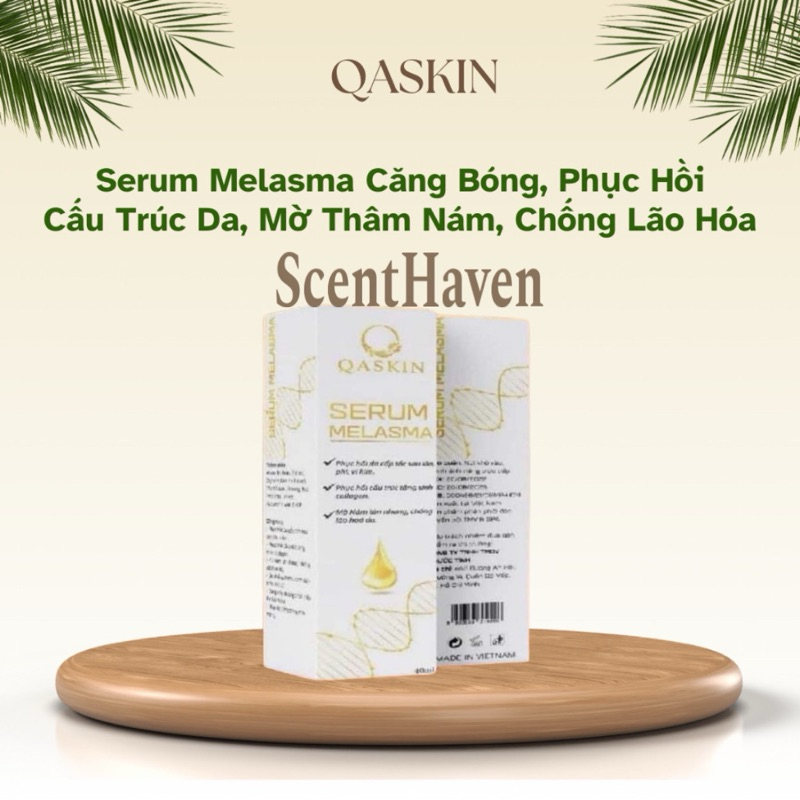 [CHÍNH HÃNG] Serum Melasma Căng Bóng , phục hồi cấu trúc da sau lăn kim phi kim QASKIN | Shopee ...