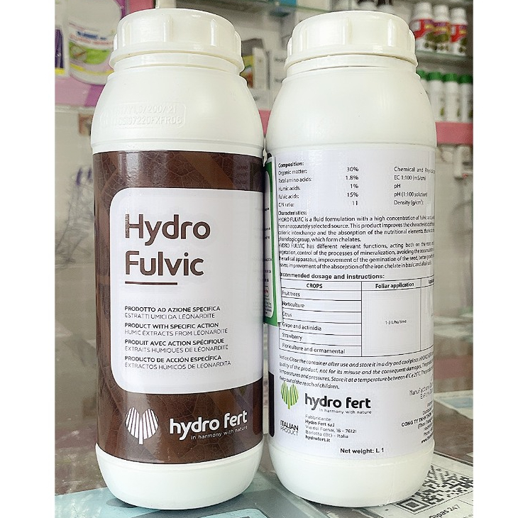Hydro Fulvic (nhập khẩu Ý) - giải độc, phục hồi nhanh bộ rễ, mập đọt ...