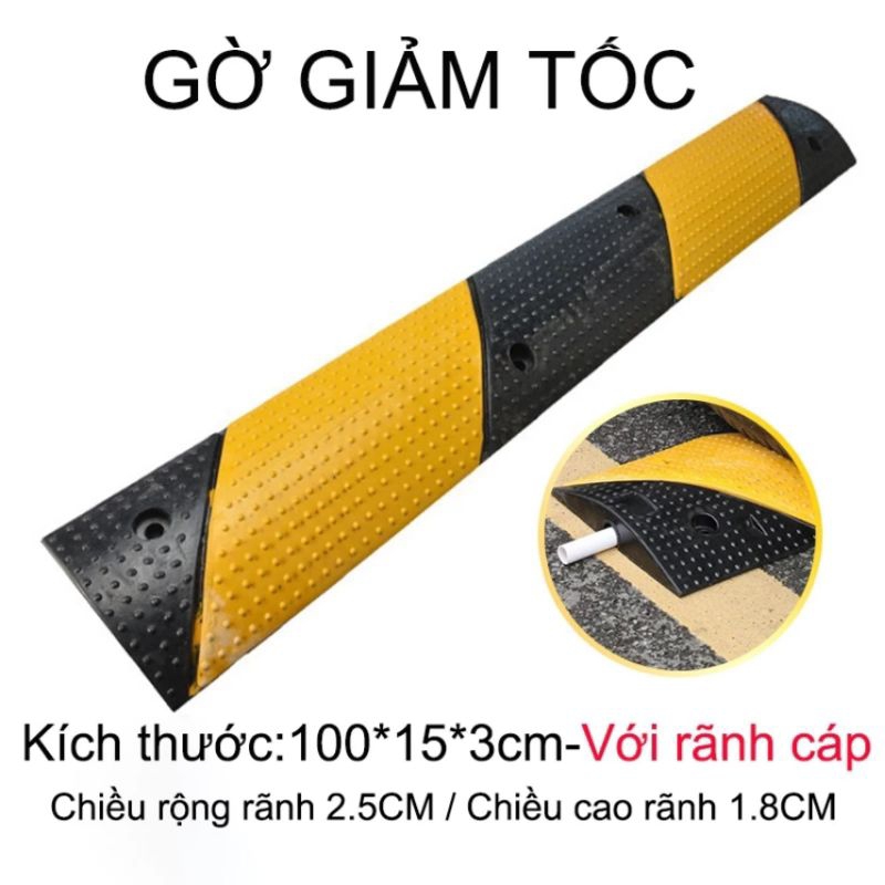 Gờ giảm tốc cao su xe máy ( 1000×100×20mm)và ( 1000×200×30mm),gờ chặn ...