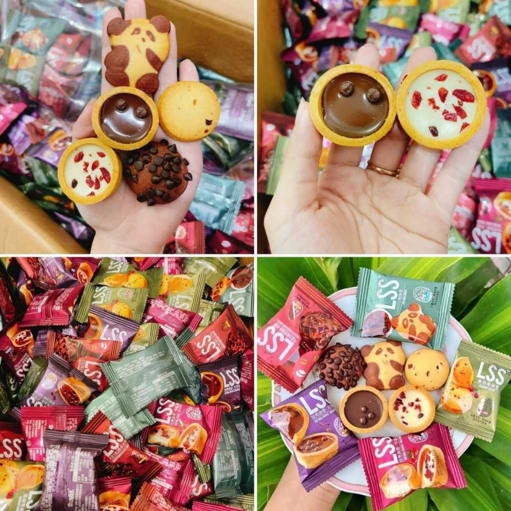 1 KG Bánh Quy Socola Bơ Sữa LSS Mix Vị Thơm Ngon | Shopee Việt Nam