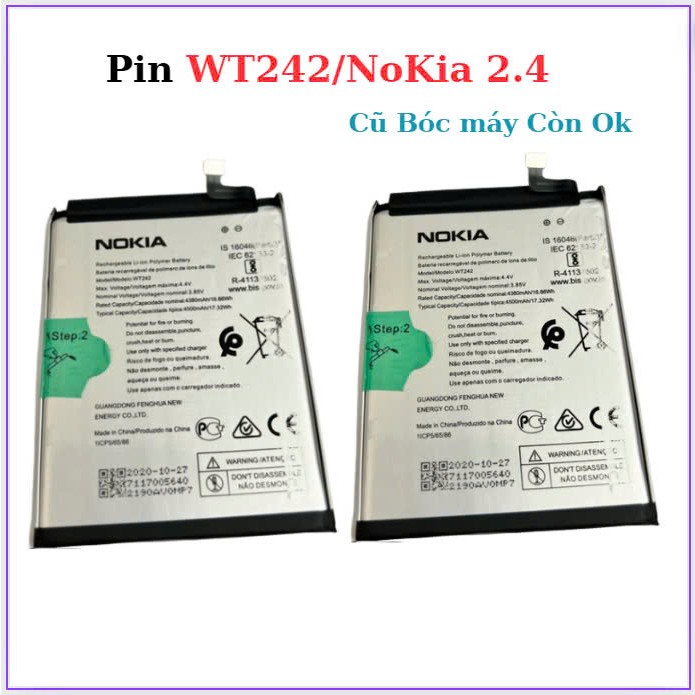 Pin WT242/NoKia 2.4 (zin Bóc Máy) | Shopee Việt Nam