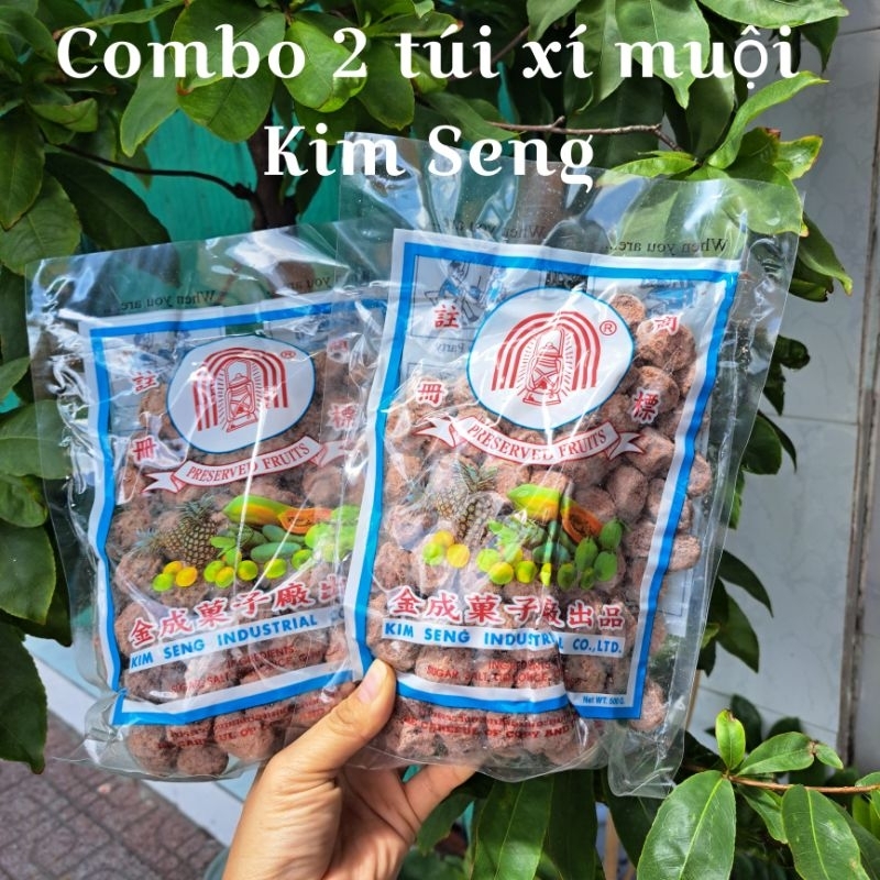 [ Combo 2 túi ] Xí Muội Hạt Kim Seng Thái Lan mặn ngọt, hàng chuẩn loại 1 | Shopee Việt Nam