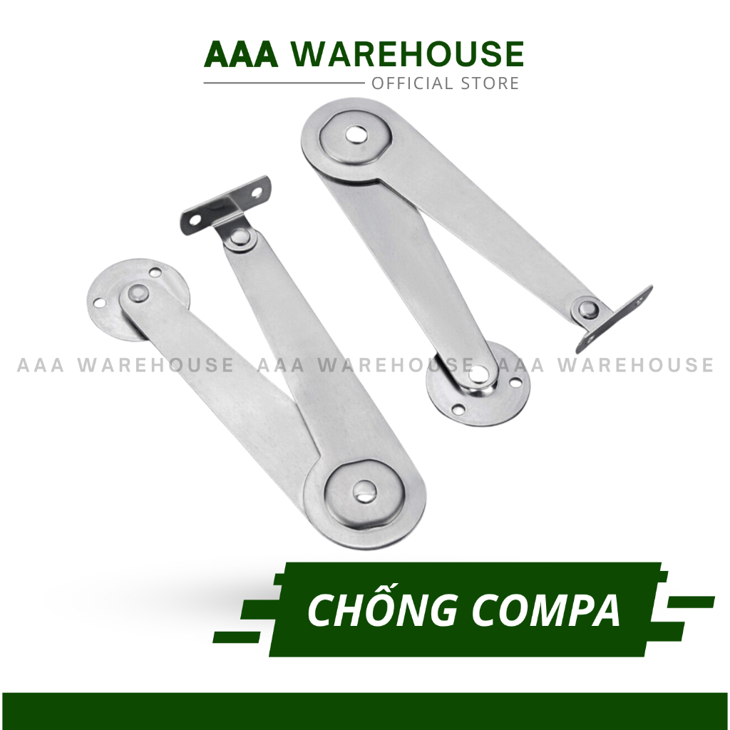 Chống Cửa dạng COMPA Nancb bằng INOX bản lớn - Bản lề Chống cánh tủ ...