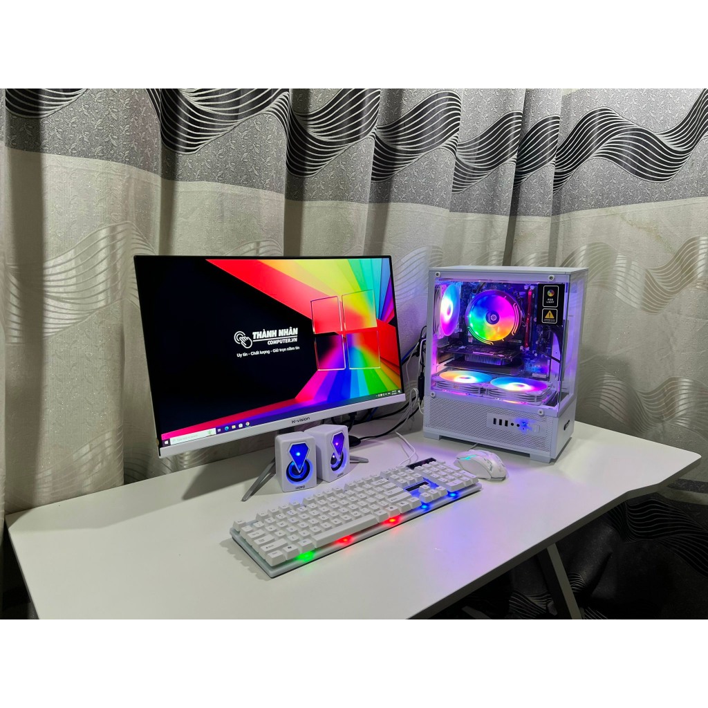 PC GAMING CPU Intel Xeon E5 2676 V3 RAM 32GB SSD 256GB VGA RX 580 8GB ...